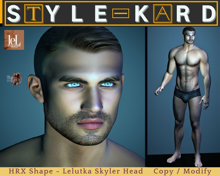 Second Life Marketplace - [STYLE-KARD] HRX Shape - Lelutka Skyler Head